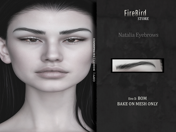 Second Life Marketplace - [FB] Natalia Eyebrows - DEMO